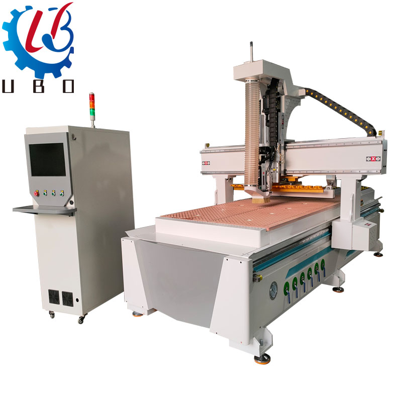 China Linear Automatic Tool Change Wood CNC Carving Router ATC Machine factory and suppliers | UBO